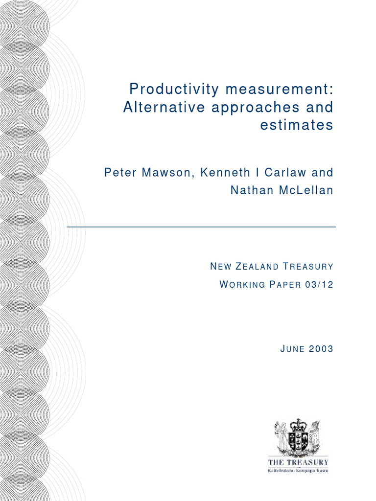 Productivity Measurement Alternative App | PDF | Production Function ...