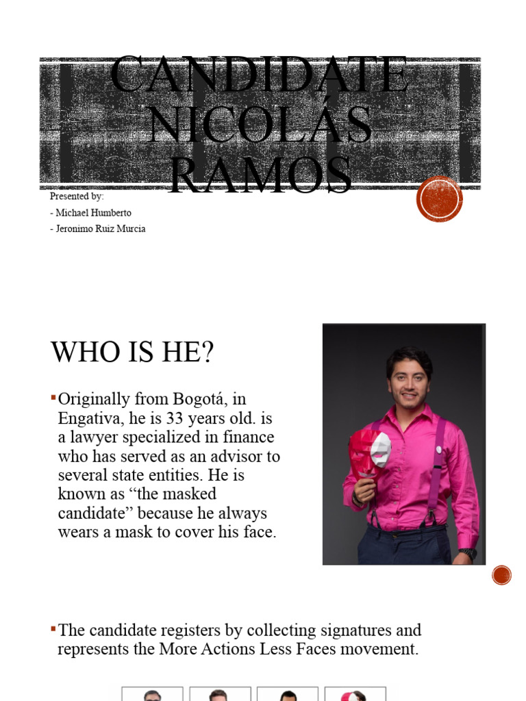 Candidate Nicolás Ramos | PDF