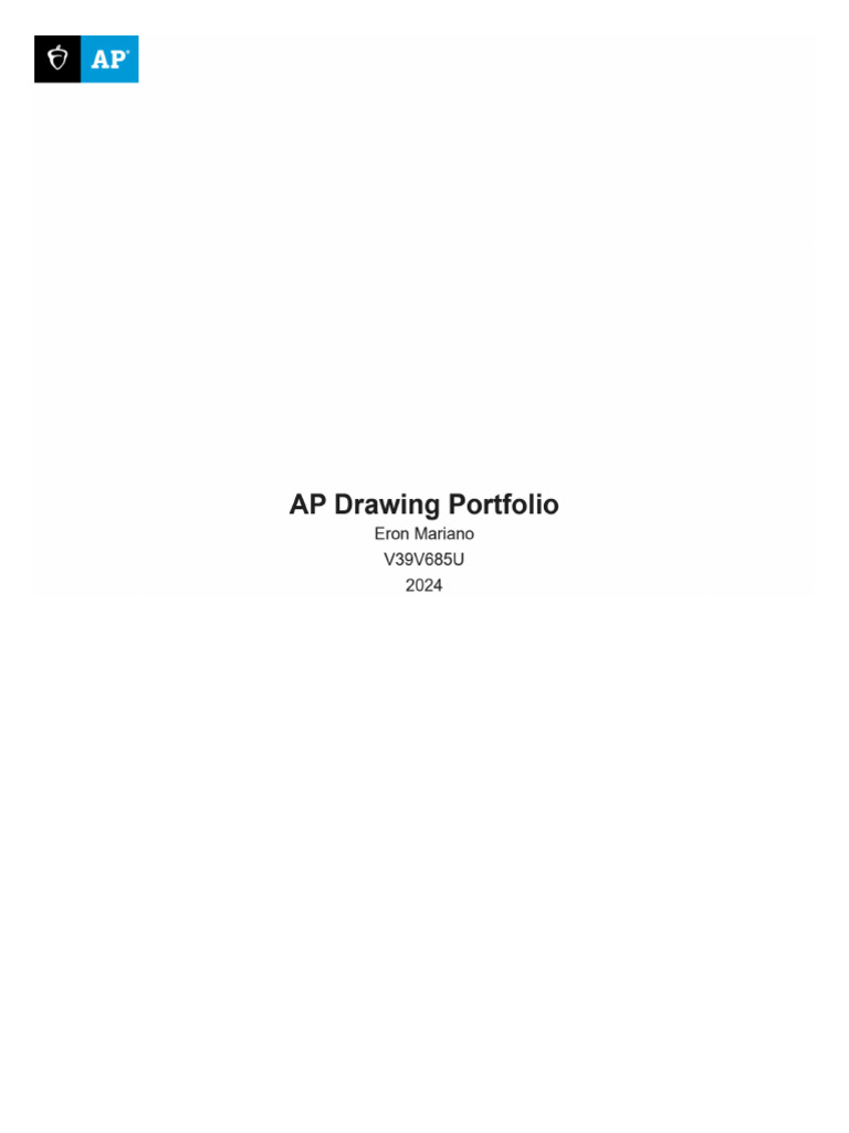 V39V685U - AP Drawing Portfolio | PDF
