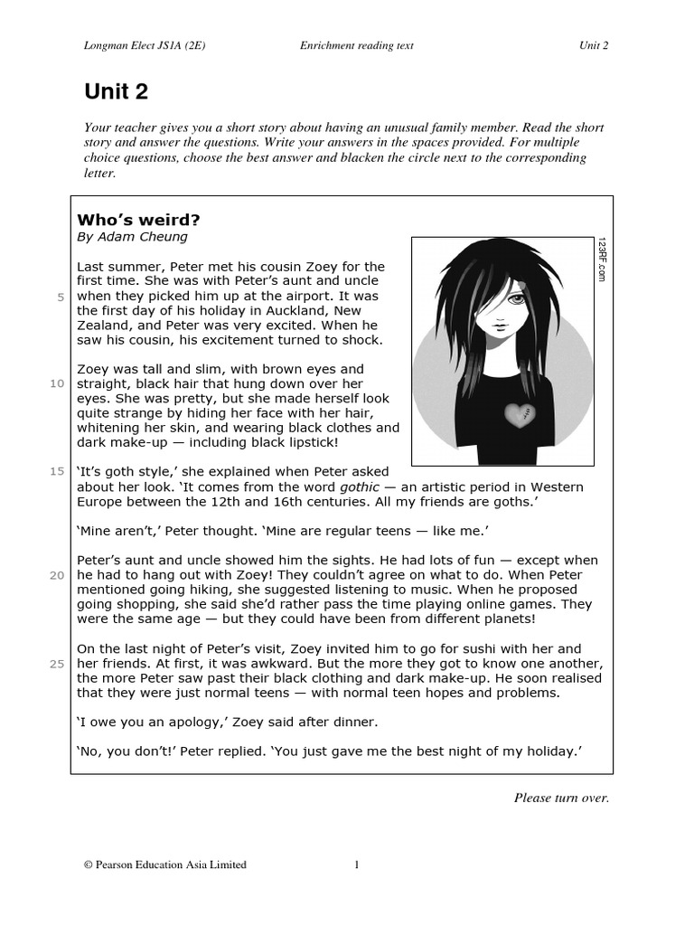 Elect JS1A Enrichment Reading Text U2 | PDF