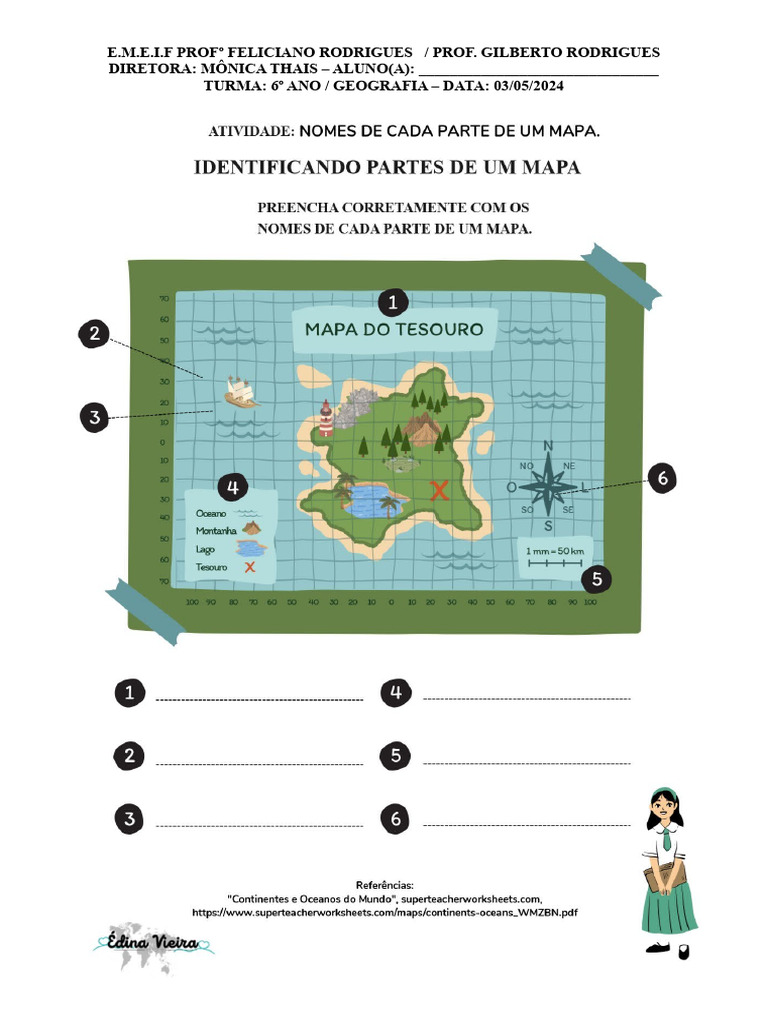 PARTES DE UM MAPA | PDF