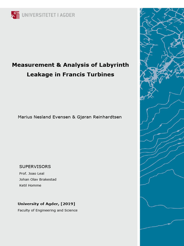 Measurement & Analysis of Labyrinth Leakage in Francis Turbines by ...