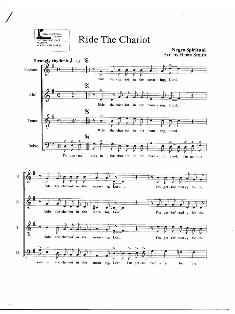 Ride in the Chariot | PDF