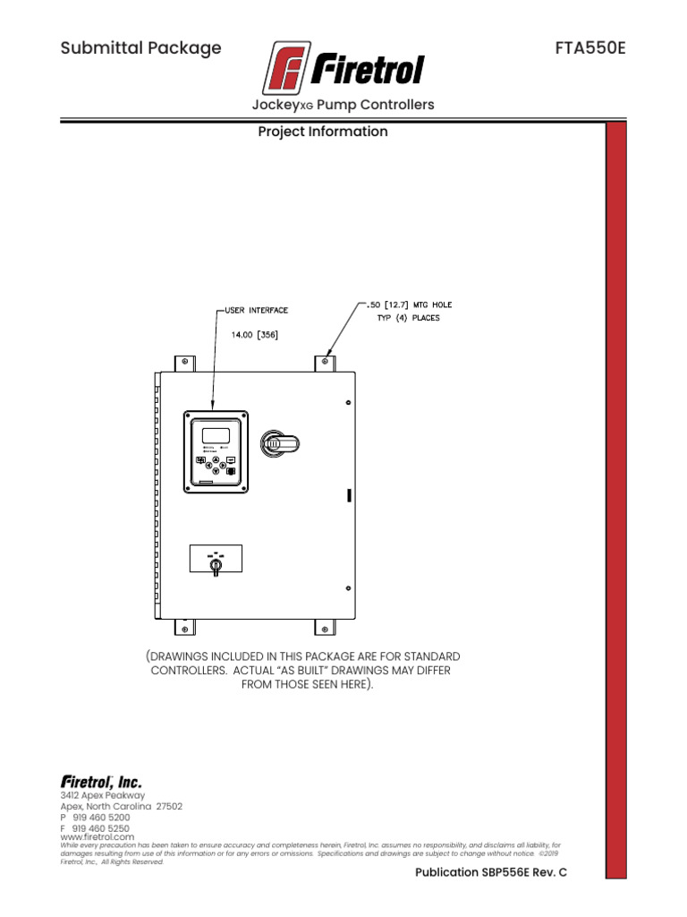 Jockey Pump Controller Wiring Guide | PDF | Switch | Fuse (Electrical)