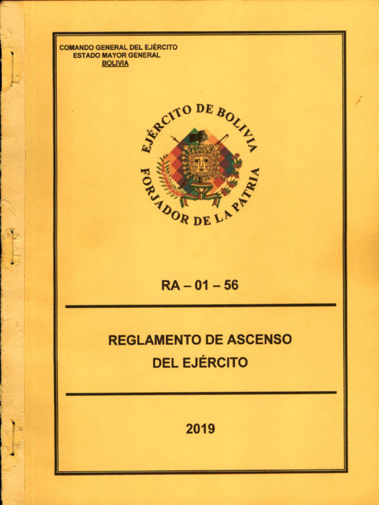 Reglamento de Ascensos Ra-01-56 Gestion 2019 | PDF