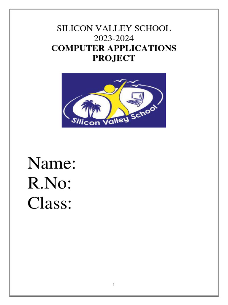 10TH Computer Applications Project 2023 | PDF | Computer Programming | Computer Engineering