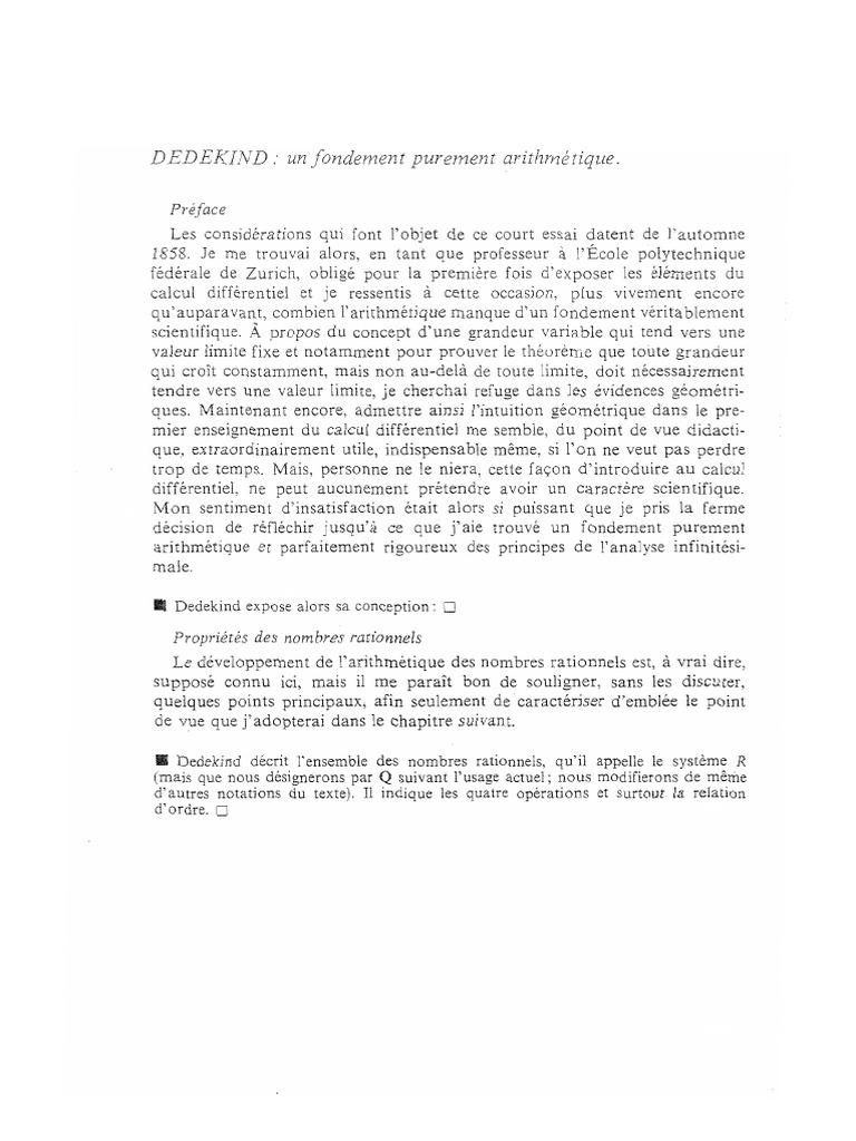 Dedekind | PDF