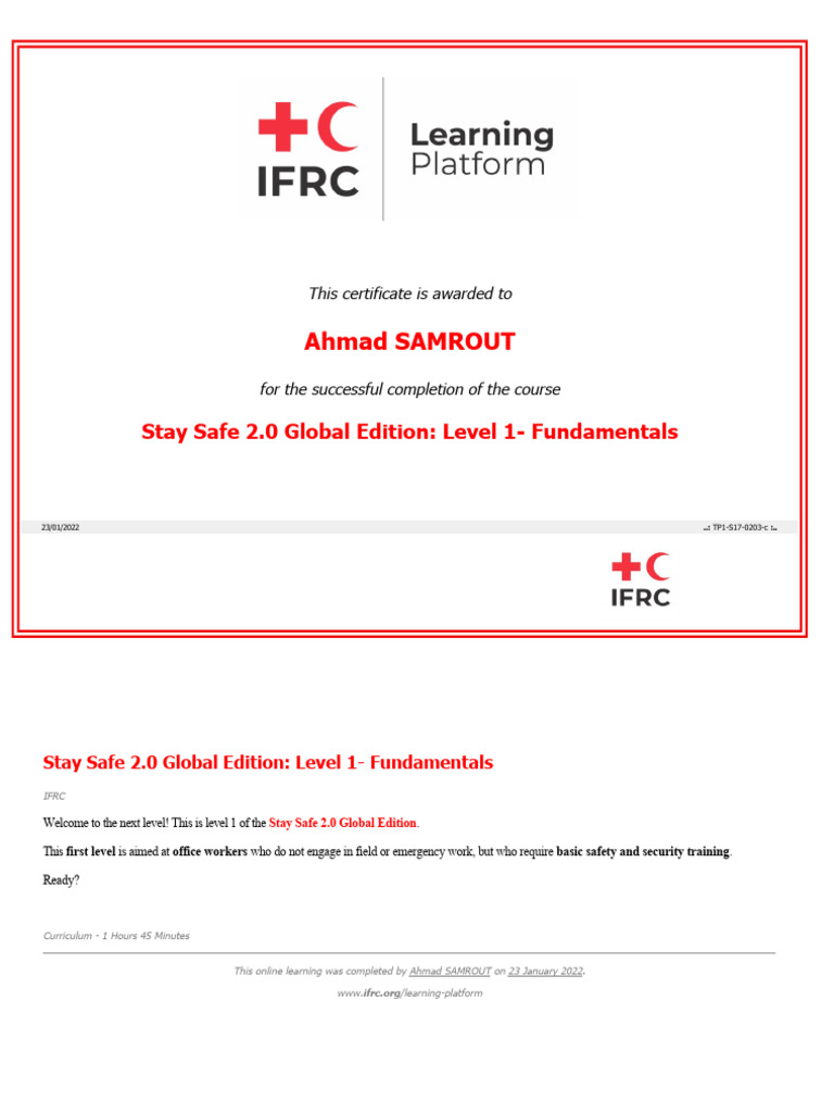 Ifrc 1 | PDF