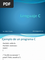 Guía de Programación en C | PDF | Lenguaje de programación | C (lenguaje de programación)