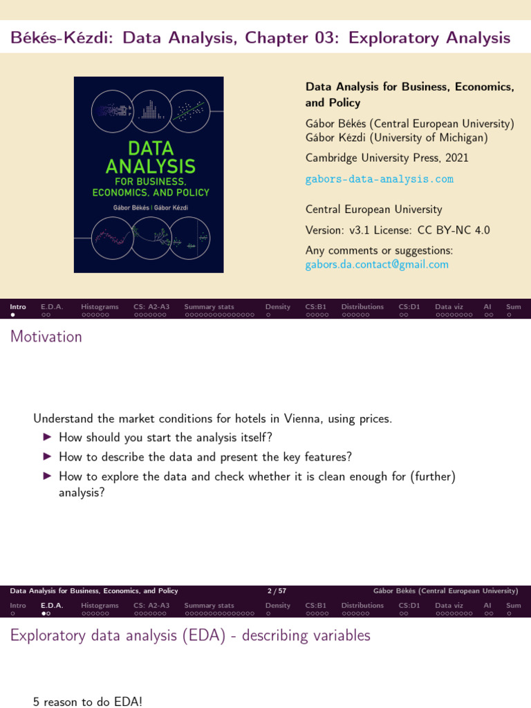 Da Public Slides Ch03 v3 2023 | PDF | Histogram | Skewness