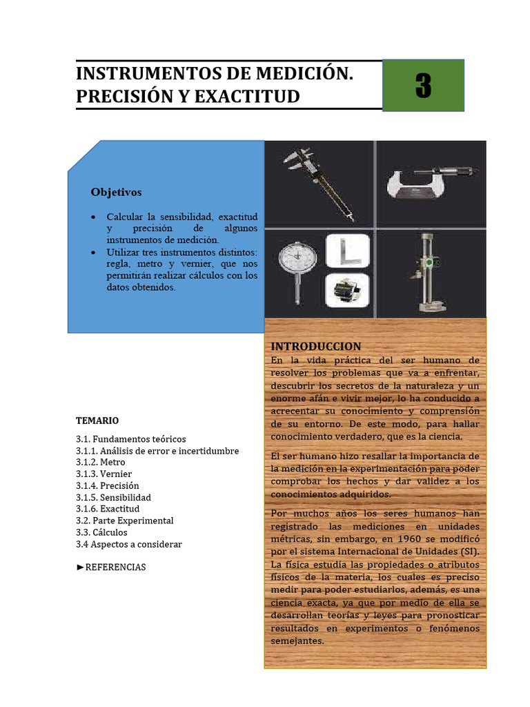 PRACTICA 3 Exactitud, Precision y Sensibilidad | Descargar gratis PDF ...