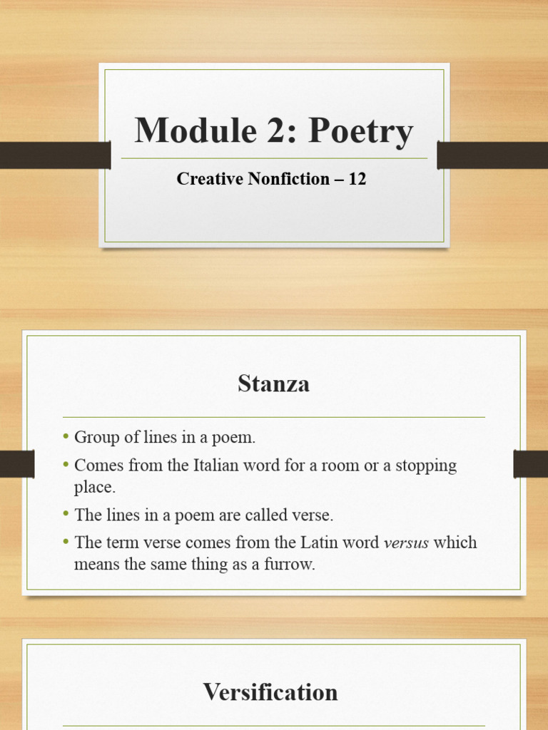 Module 2 Poetry CNF | PDF | Poetry | Sonnets