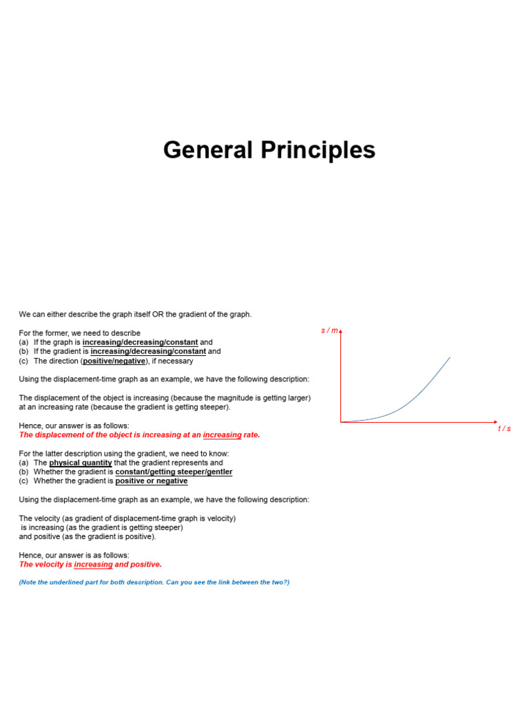 CHS Physics Kinematics Graphs Summary | PDF | Velocity | Acceleration
