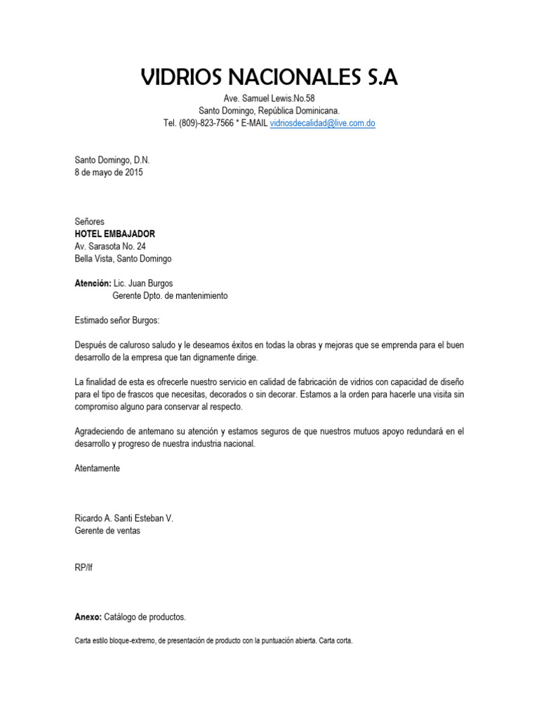 Modelos de Cartas-1 | PDF | Business