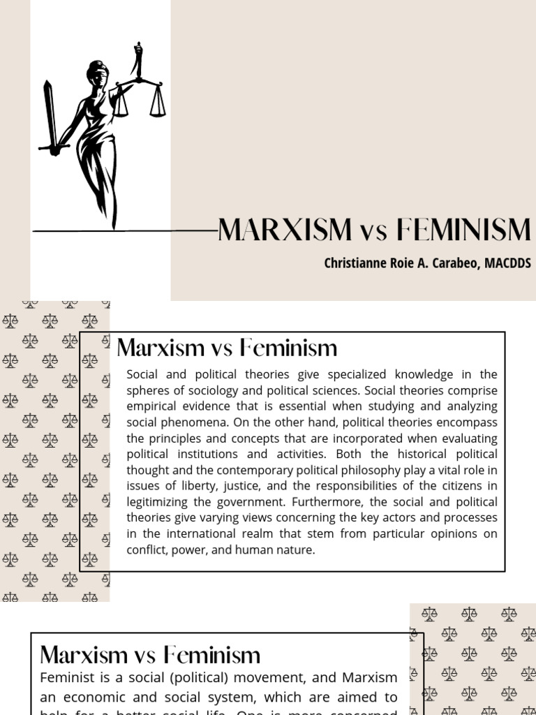 Marxism vs Feminism | Download Free PDF | Marxism | Feminism