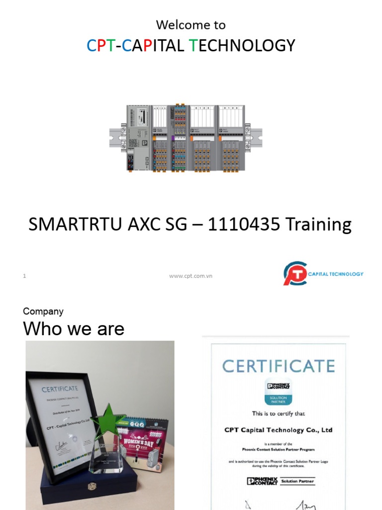 Smartrtu AXC SG (CPT-Trainning) | PDF | Electrical Substation ...
