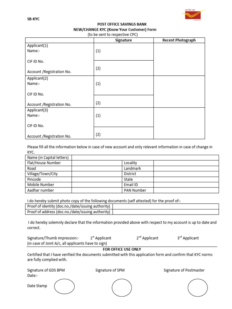 KYC Form Annexure II | PDF