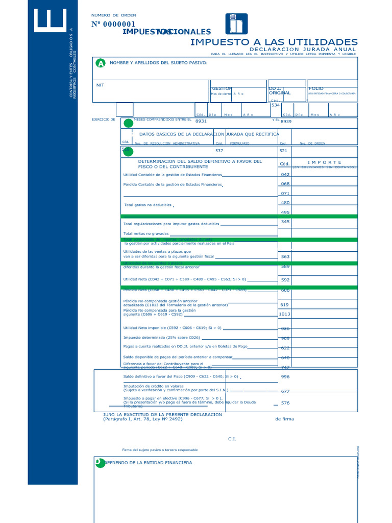 Formulario 570 3 | PDF | Contabilidad | Impuestos