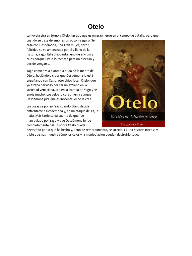 Otelo | Descargar gratis PDF | OTELO
