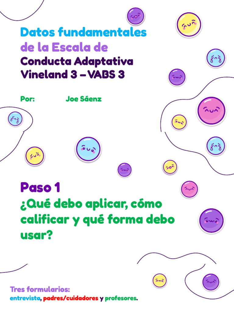 Vineland 3 - Aplicación, Correción e Interpretación | PDF | Intervalo ...