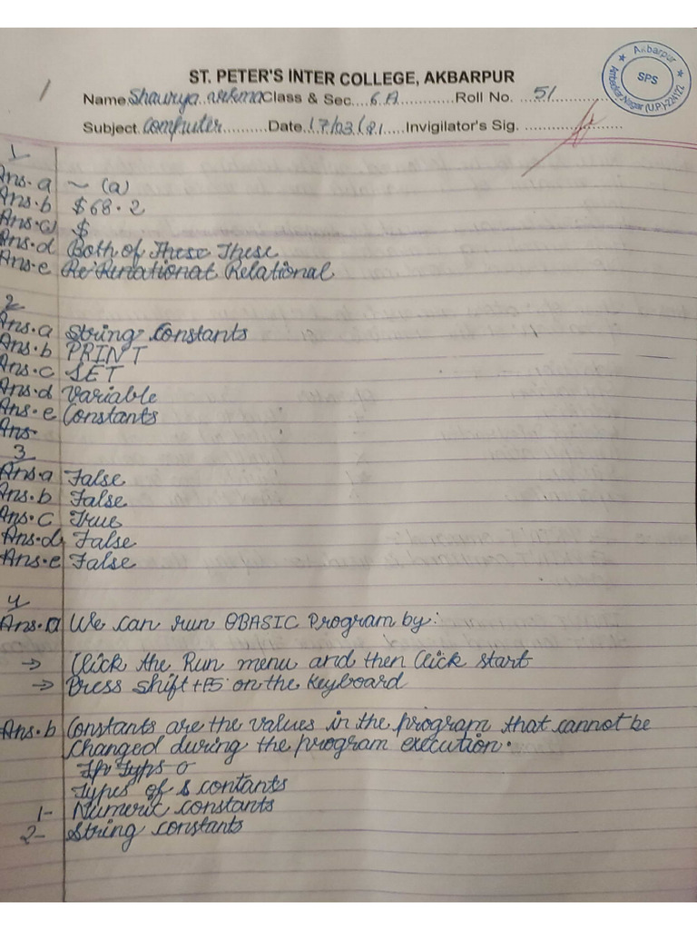 Computer Final Exam | PDF