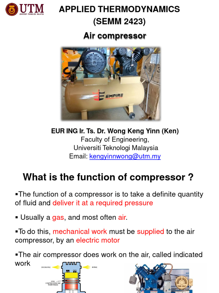 1 Compressor Part1 | PDF | Pump | Machines