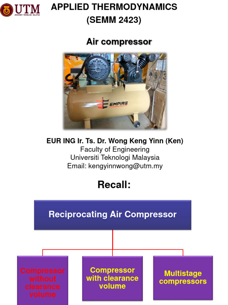 1 Compressor Part1-2 | PDF | Thermodynamics | Continuum Mechanics