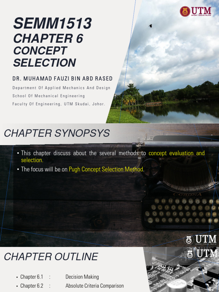 Chapter 6 Concept Selection Pdf Level Of Measurement Cognition