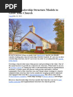 Church Organizational Chart Overview | PDF