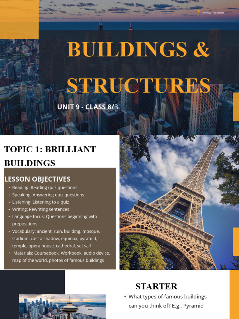 Unit 9 Buildings and Structures | PDF | Travel | Foreign Language Studies