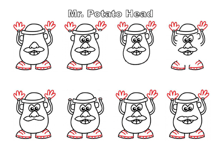 3 MR Potato Head Fun Activities | PDF