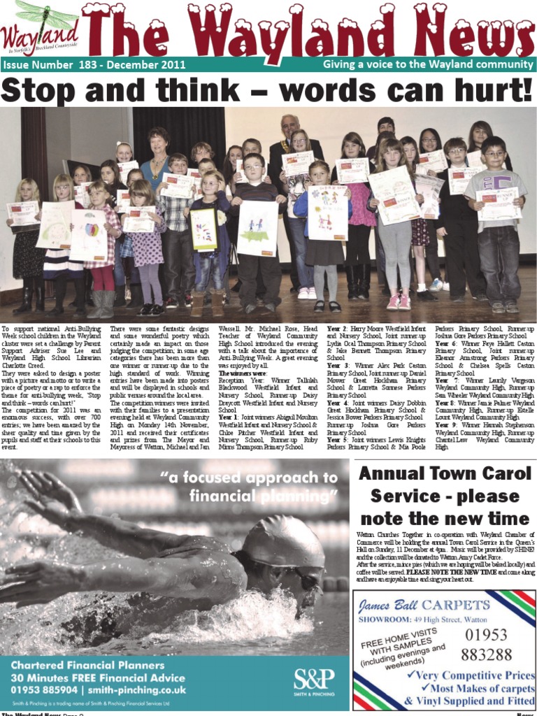 The Wayland News December 2011 | PDF | Filling Station | Christmas