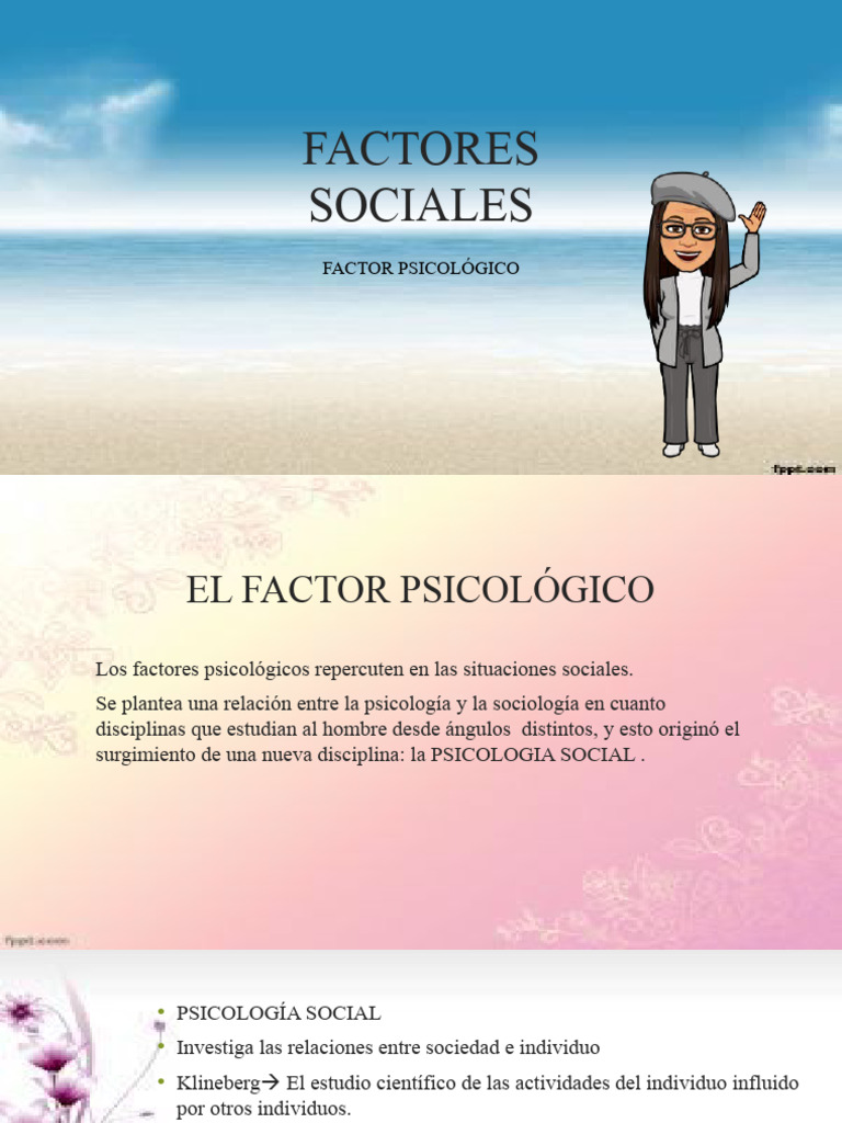 8 Factores sociales 2 | Descargar gratis PDF | Sicología | Psicología ...