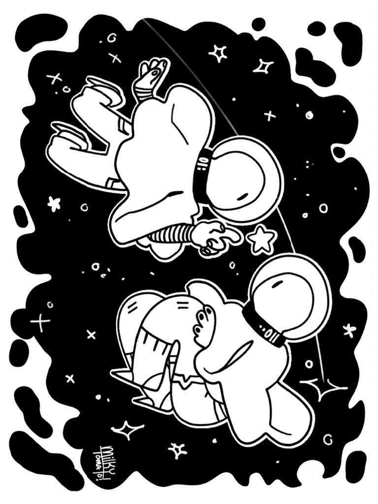 Space Ghost Coloring Pages | PDF