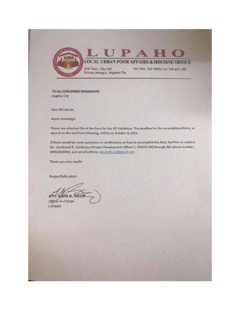 Isf Validation | PDF