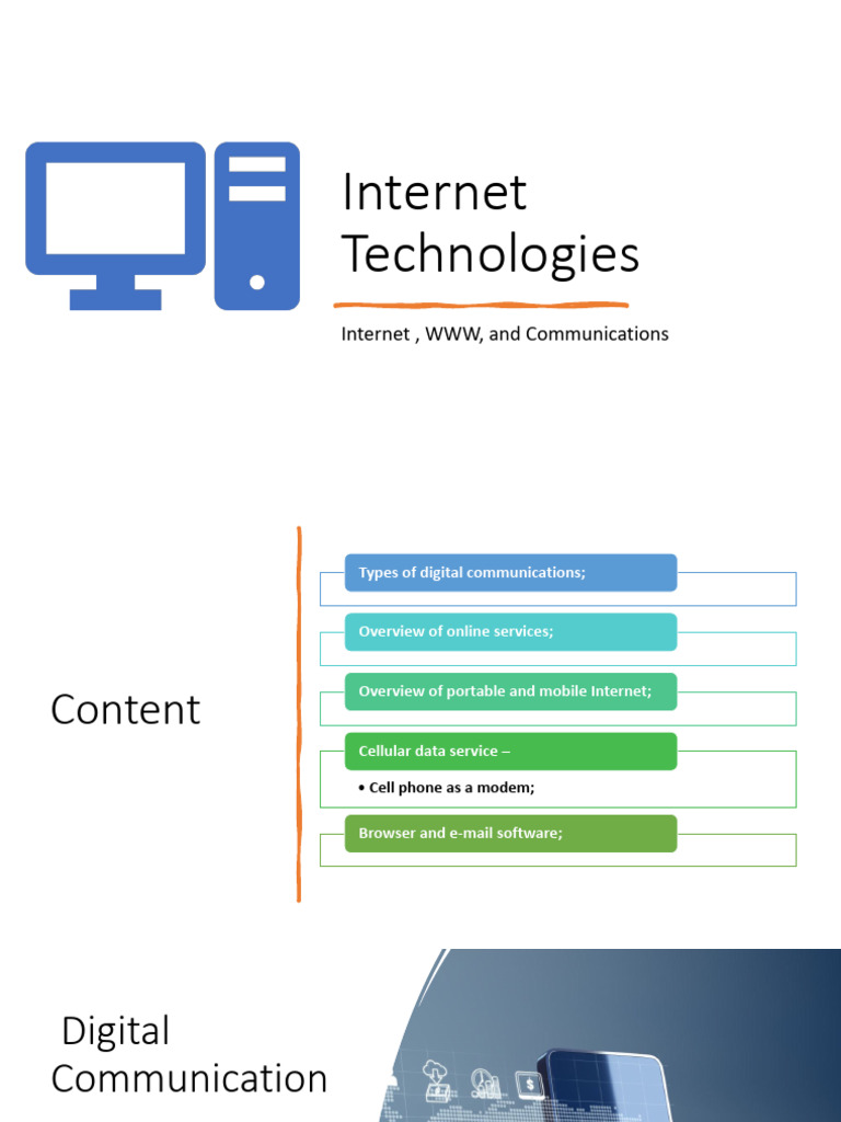 Digital Communication and Online Services | PDF