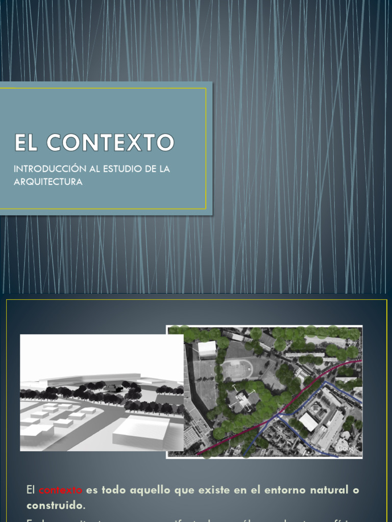 El Contexto en Arquitectura | PDF | Barrio