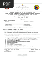 Barangay Assembly Minutes | PDF