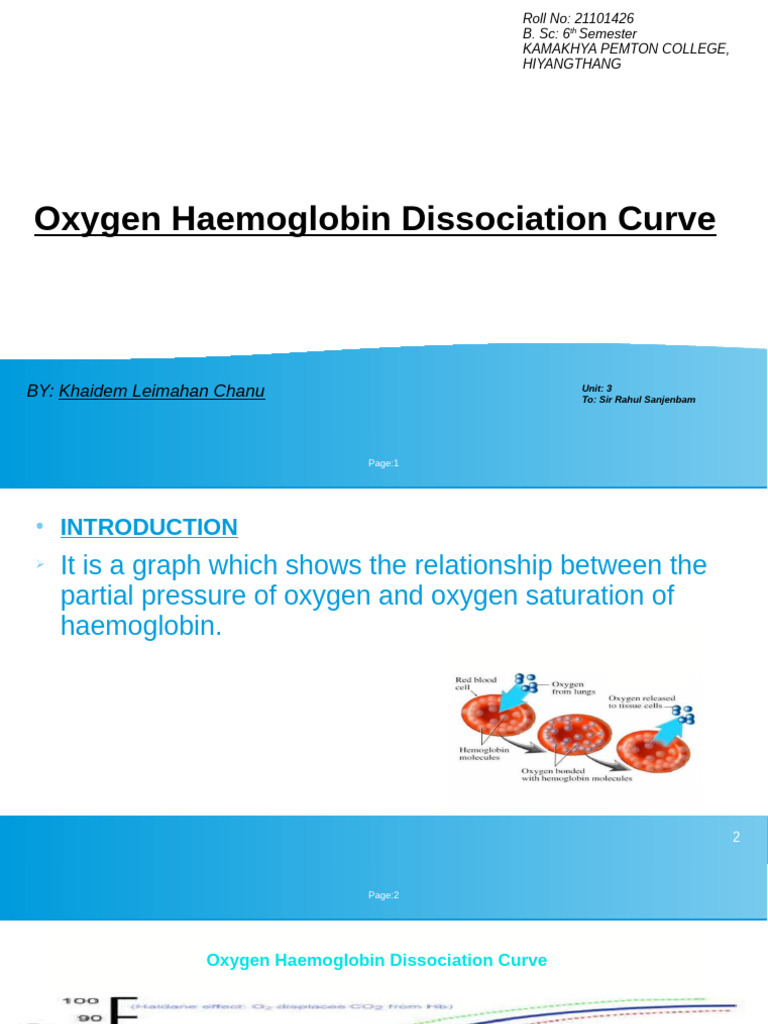 Oxygen PDF 2 | PDF | Hemoglobin | Physiology