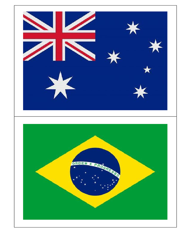 Unit 1AB Flashcard Countries 1 | PDF