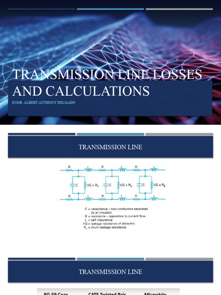 Transmission Line Losses and Calculations | PDF