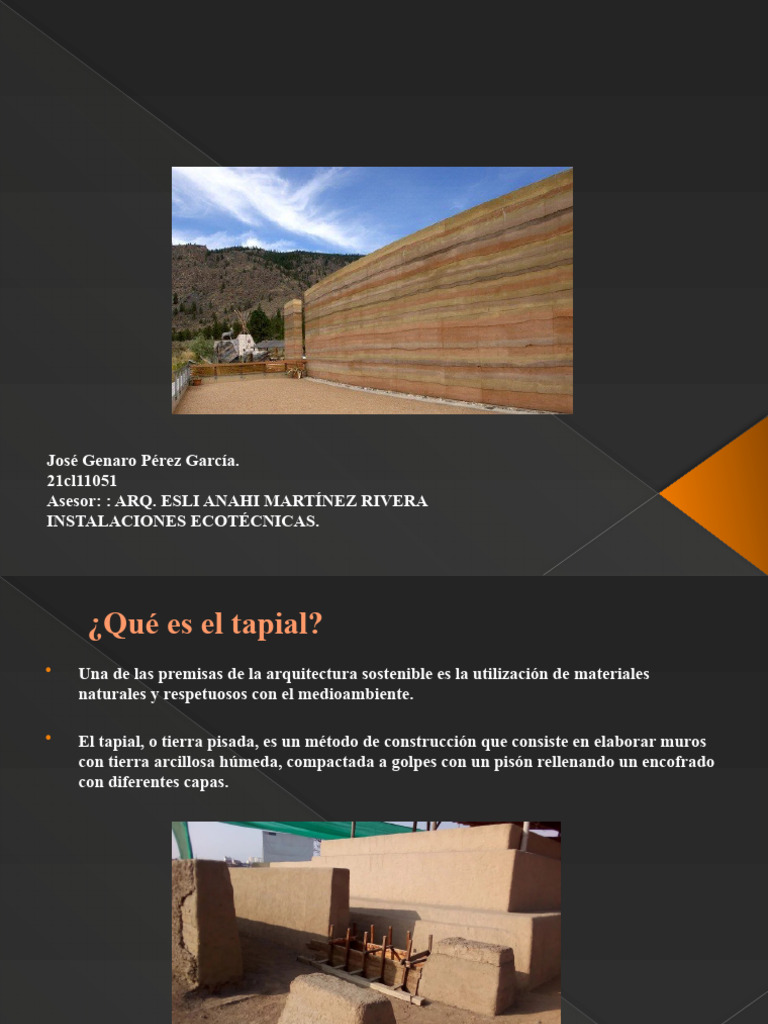 Construcción Sostenible con Tapial | PDF