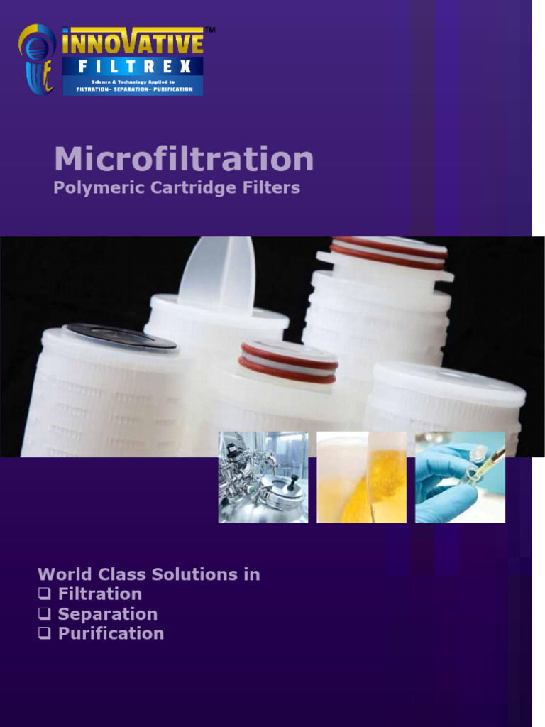 04 Microfiltration Brochure | Download Free PDF | Filtration ...