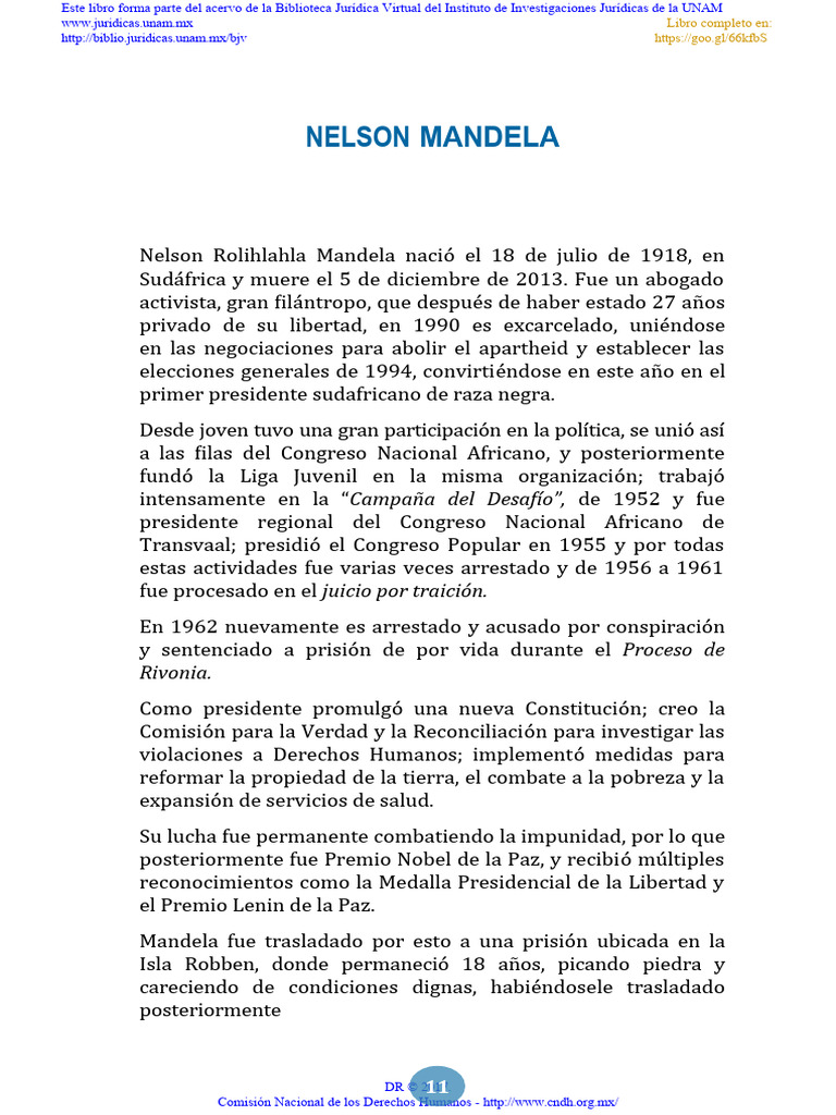 Nelson Mandela | PDF | Nelson Mandela | Gobierno