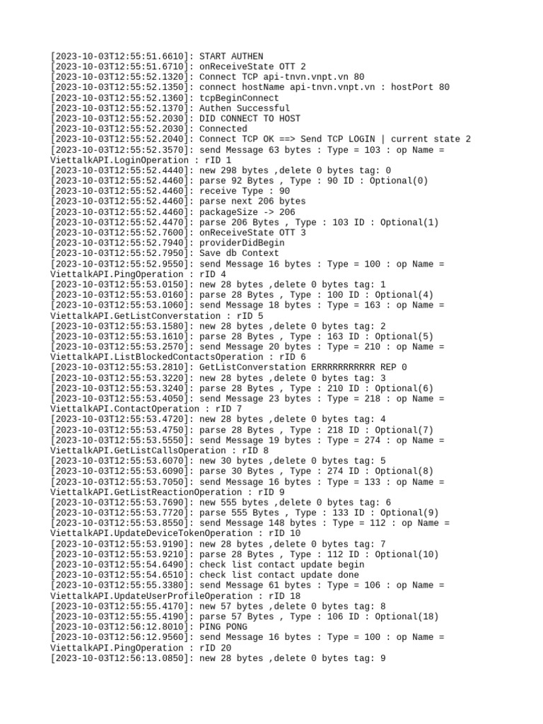 Logfile 0 | PDF | Transmission Control Protocol | Computer Science