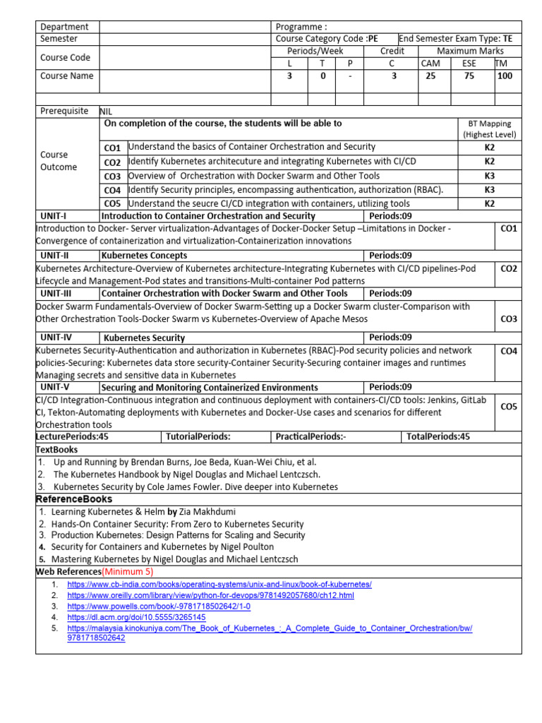 Syllabyus | PDF | Cryptocurrency | Computer Science