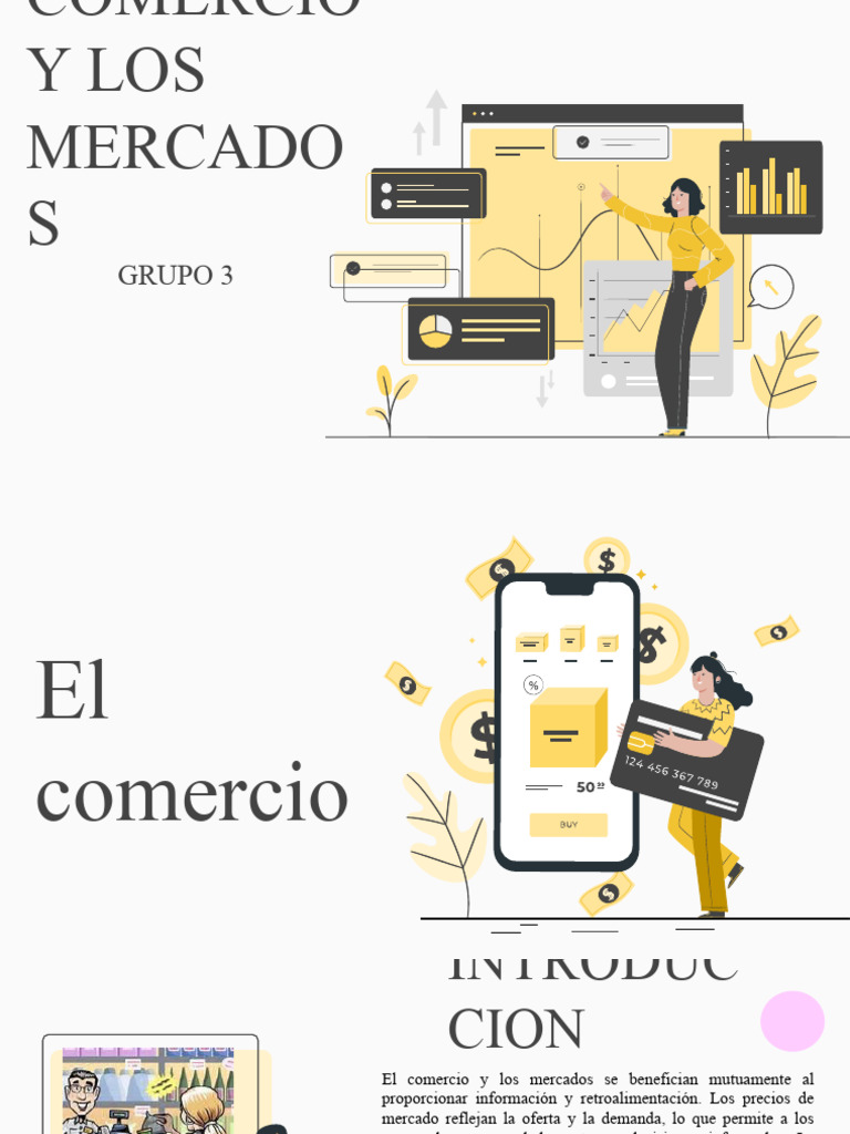 Importancia del Comercio y Mercado | PDF | Comercio | Mercado (economía)