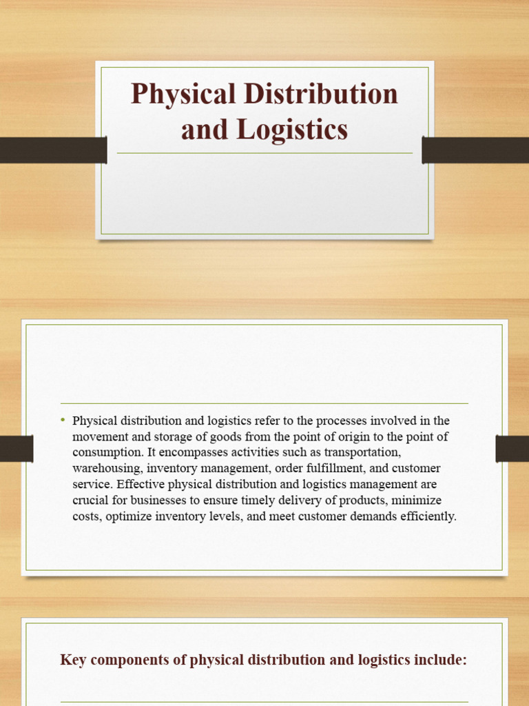 International Marketing Mix | PDF | Warehouse | Logistics