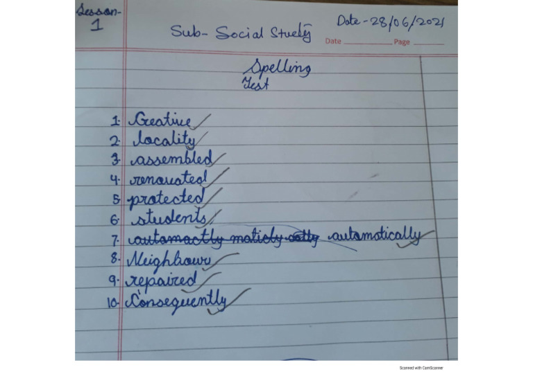 Middle School Test | PDF