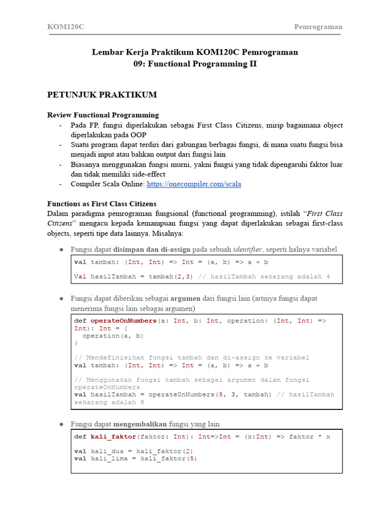 Pemrograman Contoh Soal | PDF | Komputer